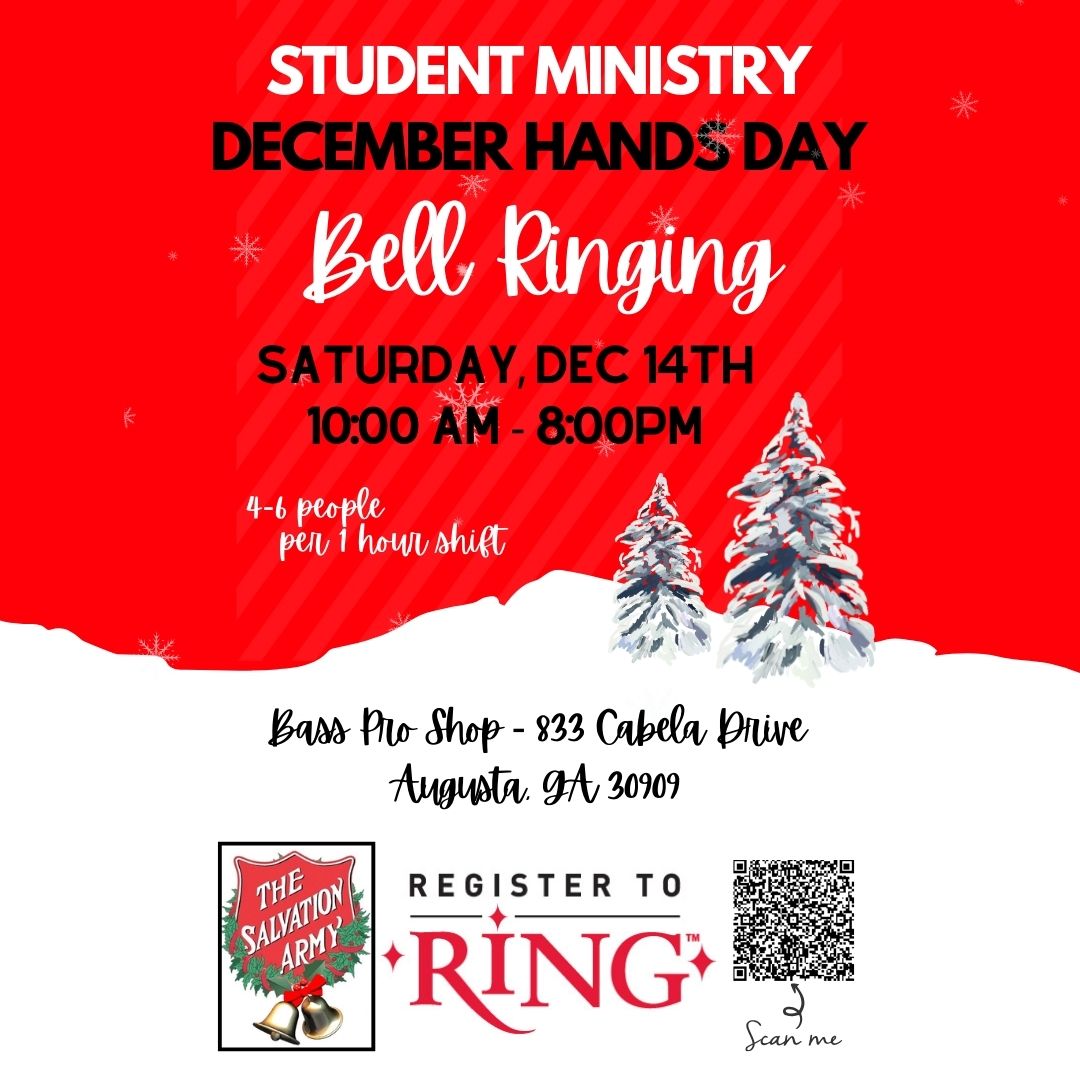 Student Ministry/Hands Day Bell Ringing Event - Trinity on the Hill